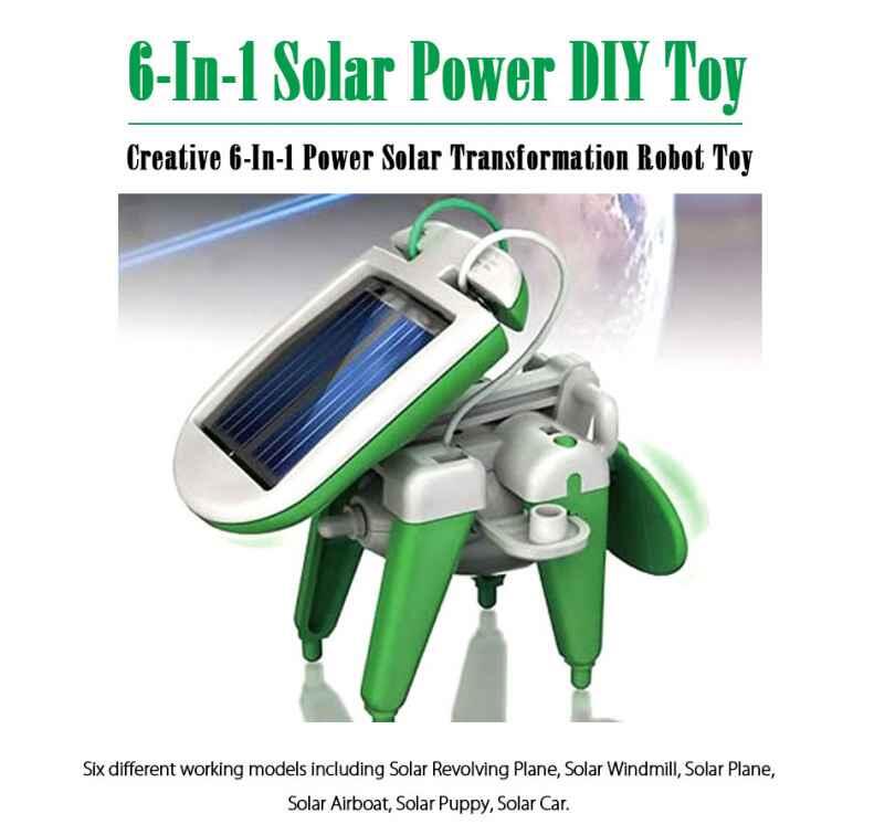 Kit de Robot Solar 6 en 1 que se Transforma - New Tech Store